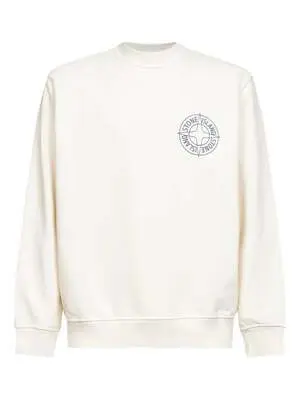 Stone Island Outline Compass Print Sweatshirt