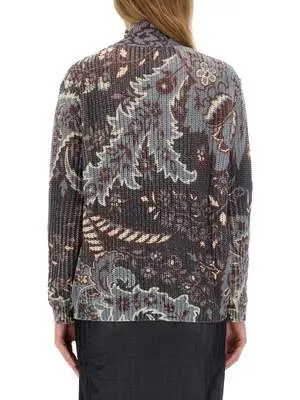 Etro Printed Wool Sweater - Multicolor