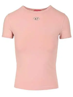 DIESEL® Slim Fit Stretch T-shirt With Oval D Logo - Multicolor