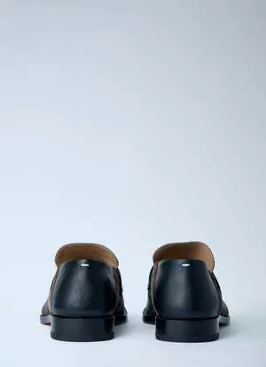 MAISON MARGIELA Tabi Gradient Leather Loafers - Black