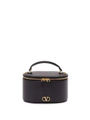 Faux Leather Mini Vanity Case