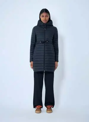 Moncler Barbel Long Parka Coat - Black