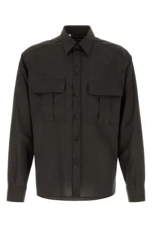 Dolce & Gabbana Chocolate Twill Shirt