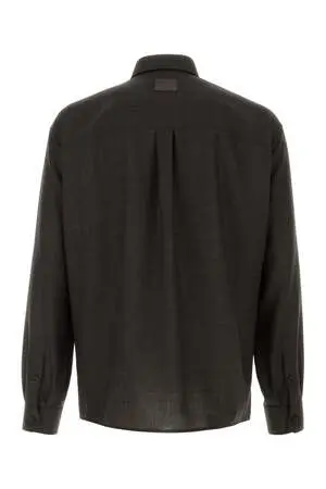 Dolce & Gabbana Chocolate Twill Shirt