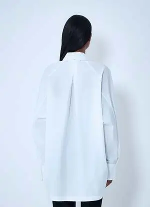 Sportmax Oversized Cotton Poplin Shirt