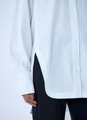 Sportmax Oversized Cotton Poplin Shirt