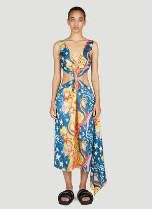 Marni Galactic Paradise Midi Dress