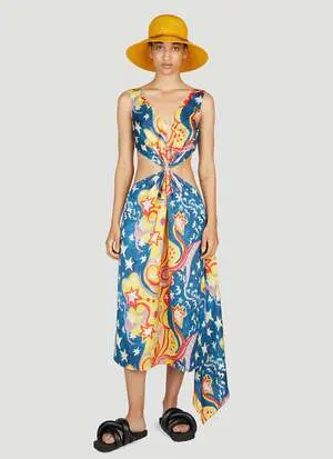 Marni Galactic Paradise Midi Dress