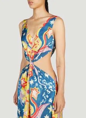 Marni Galactic Paradise Midi Dress