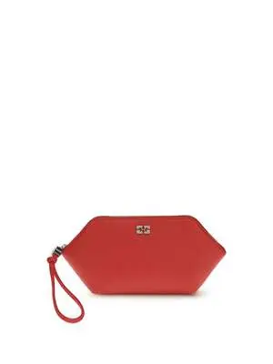 GANNI Pouch Bou Make Up Bag - Red
