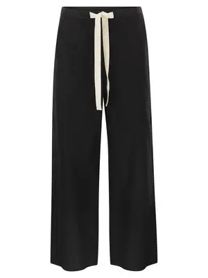Max Mara Cotton Drawstring Trousers