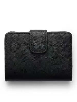 Prada Small Saffiano Wallet - Black