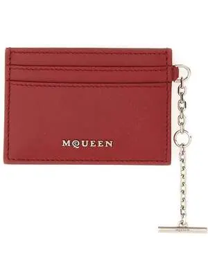 Alexander McQueen Sling Card Holder - Red