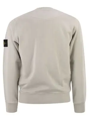 Stone Island Crew Neck Sweatshirt With Raglan Sleeves - Multicolor