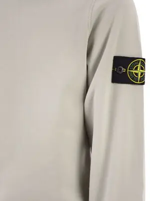 Stone Island Crew Neck Sweatshirt With Raglan Sleeves - Multicolor
