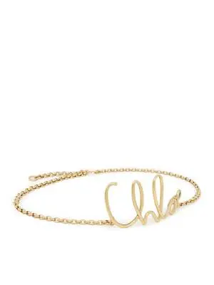 Chloé Iconic Logo Chain Belt - Multicolor