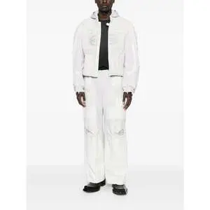 Balenciaga Trousers Track Pants - White