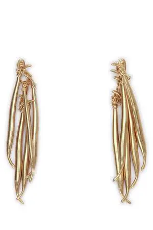 JACQUEMUS JACQUEMUS Les Boucles Haricots Brass And Aluminum Earrings