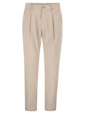 Herno Pleated Trousers With Drawstring Waist - Multicolor