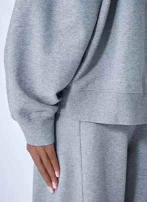GANNI Half-zip Sweatshirt - Gray
