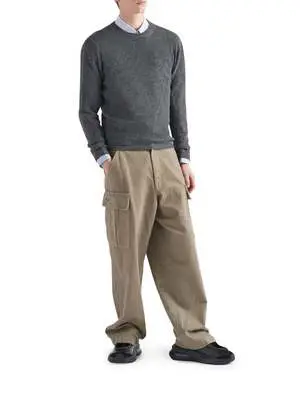 Prada Crew Neck Cashmere Sweater - Multicolor
