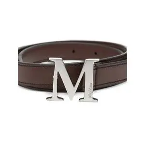 Max Mara Leather Belt With Buckle Fastening - Brown