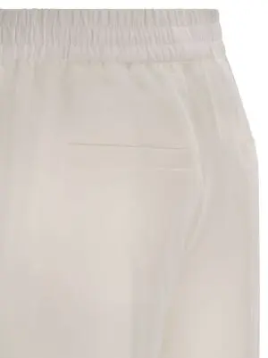 Brunello Cucinelli Loose Track Trousers In Cotton Organza