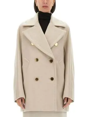 Max Mara Berta Cashmere Coat - Multicolor