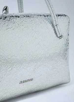 JIL SANDER Small Goji Handbag - Silver