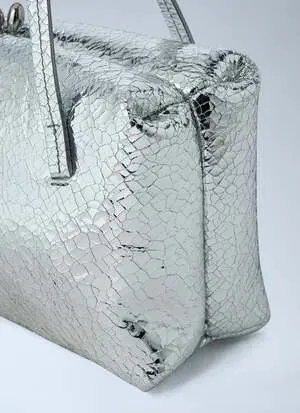 JIL SANDER Small Goji Handbag - Silver