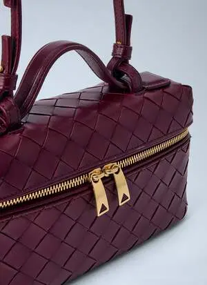 Bottega Veneta Intrecciato Leather Vanity Case - Multicolor