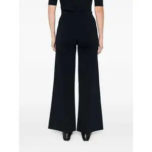 Max Mara High-waisted Wide-leg Trousers - Blue