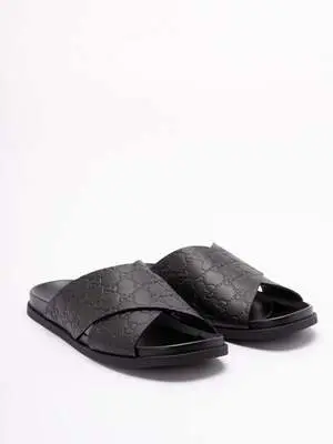 Gucci Gg Criss-cross Sandals