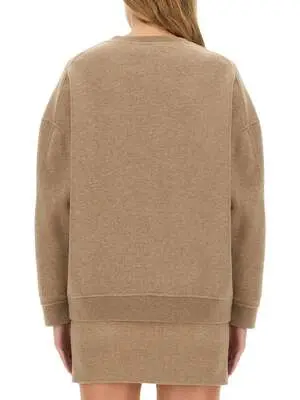 Max Mara Elvira Wool And Cashmere Blend Crewneck Pullover - Cream
