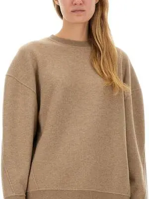 Max Mara Elvira Wool And Cashmere Blend Crewneck Pullover - Cream