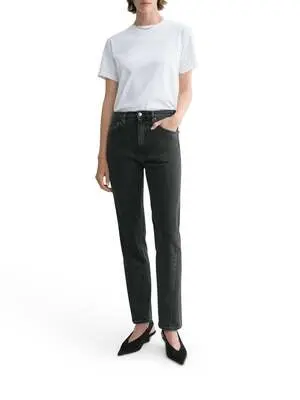 TOTEME Twisted Seam Denim Jeans In Grey Wash - Multicolor