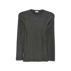 Brunello Cucinelli Long Sleeve Crewneck Top