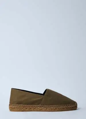 Saint Laurent Cotton Espadrilles - Brown