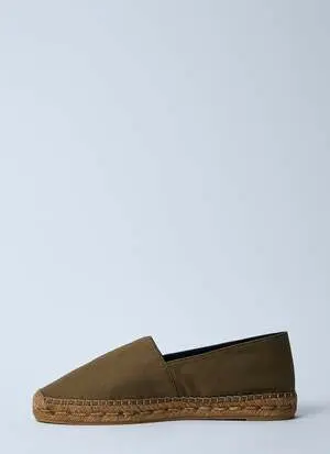 Saint Laurent Cotton Espadrilles - Brown
