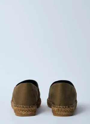 Saint Laurent Cotton Espadrilles - Brown