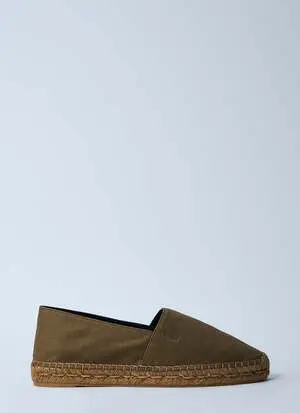Saint Laurent Cotton Espadrilles - Brown