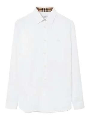 Burberry Stretch Cotton Shirt - White