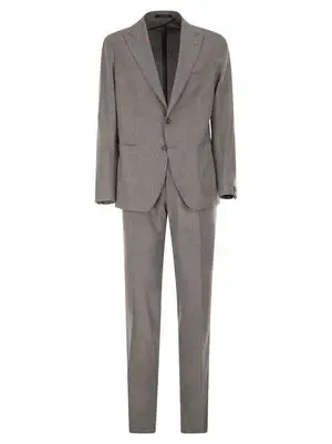 Tagliatore Superfine Virgin Wool Suit - Gray