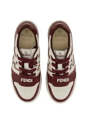Fendi Match Leather Sneakers - Multicolor