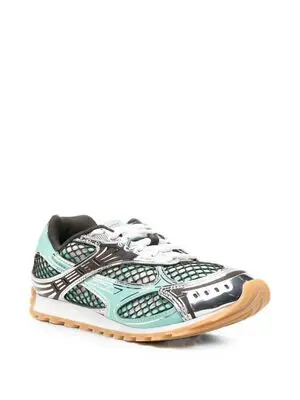 Bottega Veneta Orbit Sneakers With Mesh Detail And Metallic Effect - Multicolor