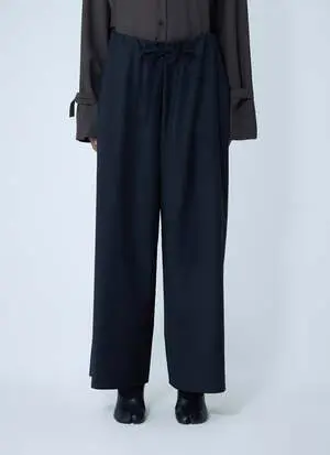 TOTEME Drawstring Wool Dinner Pants