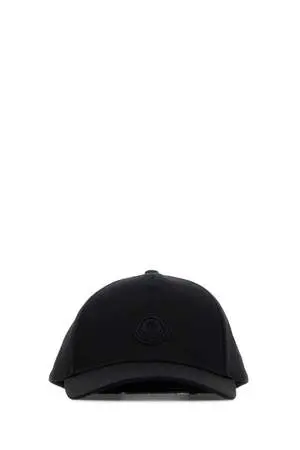 Moncler Cotton Baseball Cap - Black