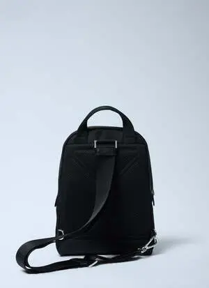 Prada Re-nylon Backpack With Leather Trims