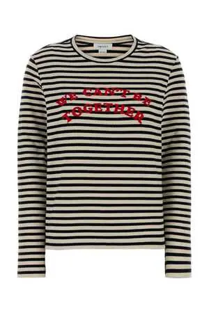 Alexander McQueen Embroidered Stretch Cotton T-shirt - Multicolor