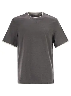 Brunello Cucinelli Slim Fit T-shirts For Men